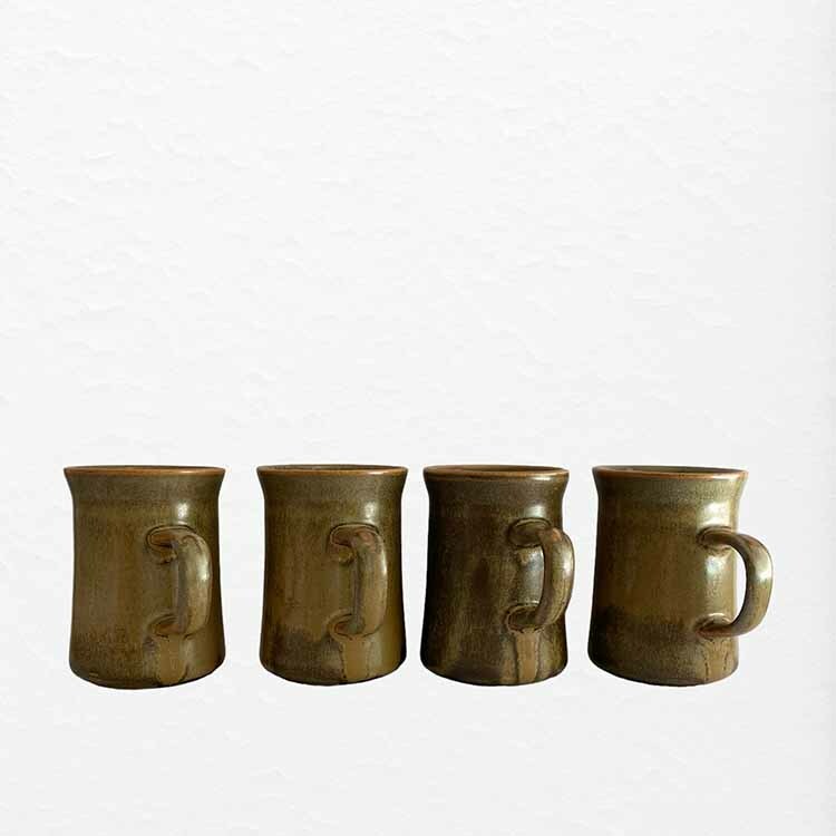 Temuka Pottery Stoneware Coffee Cups - Bettys Retro NZ